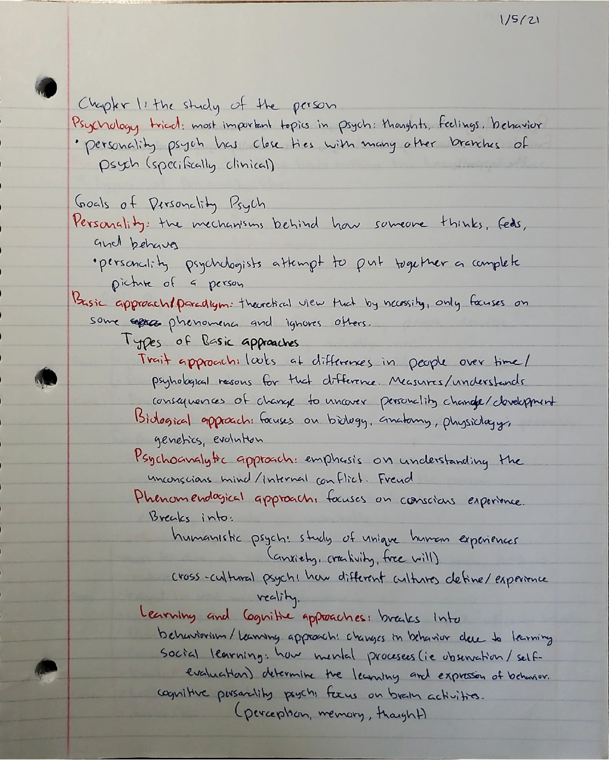 PSY 214 Notes - PSY 432 - Studocu