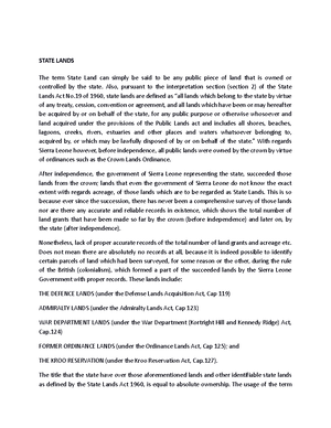 GOOD ROOT OF Title - Lecture notes 3 - Property Law The Qualified ...