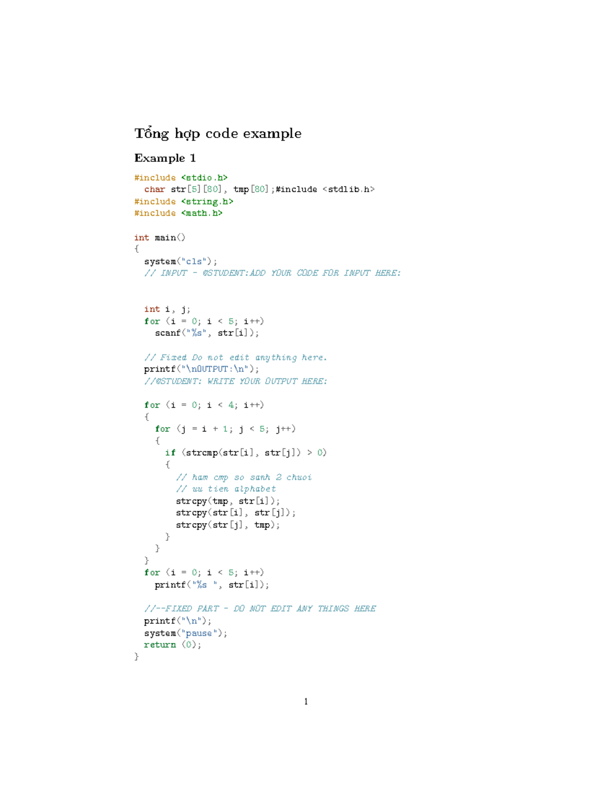 01 Code Example Fafalkfdnalsfn Tổng Hợp Code Example Example 1