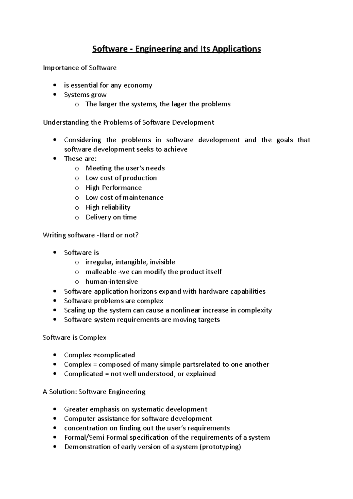 Software - Engineering and Its Applications - Software - Engineering and Its Applications ...
