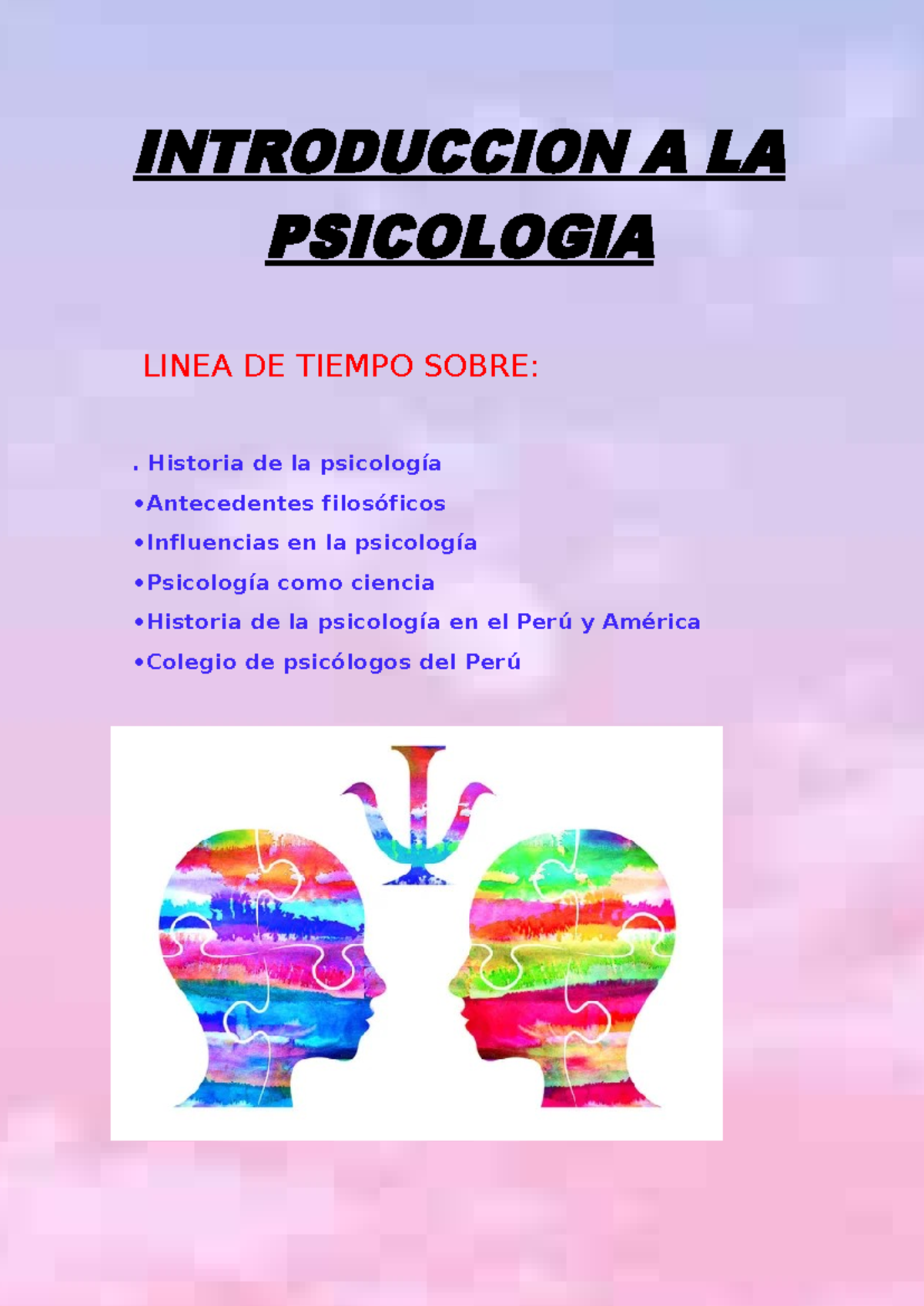 Introduccion A LA Psicologia Mapas - Introduccion a la psicologia ...