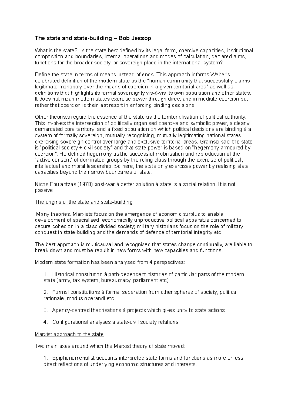 Bob Jessop - The state and state-building - The state and state ...