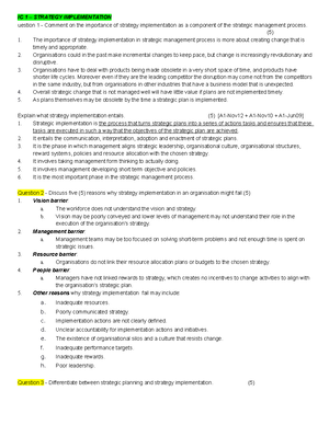 MNG3701 Summarised BOOK - Prescribed Book: Venter, P & Botha, T (eds ...