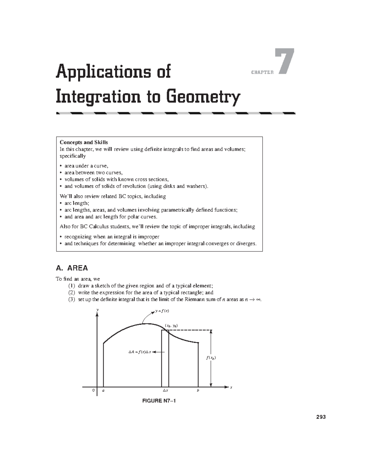 AP Calculus - chapter 7 Applications of Integration to Gemetry-1-Area ...