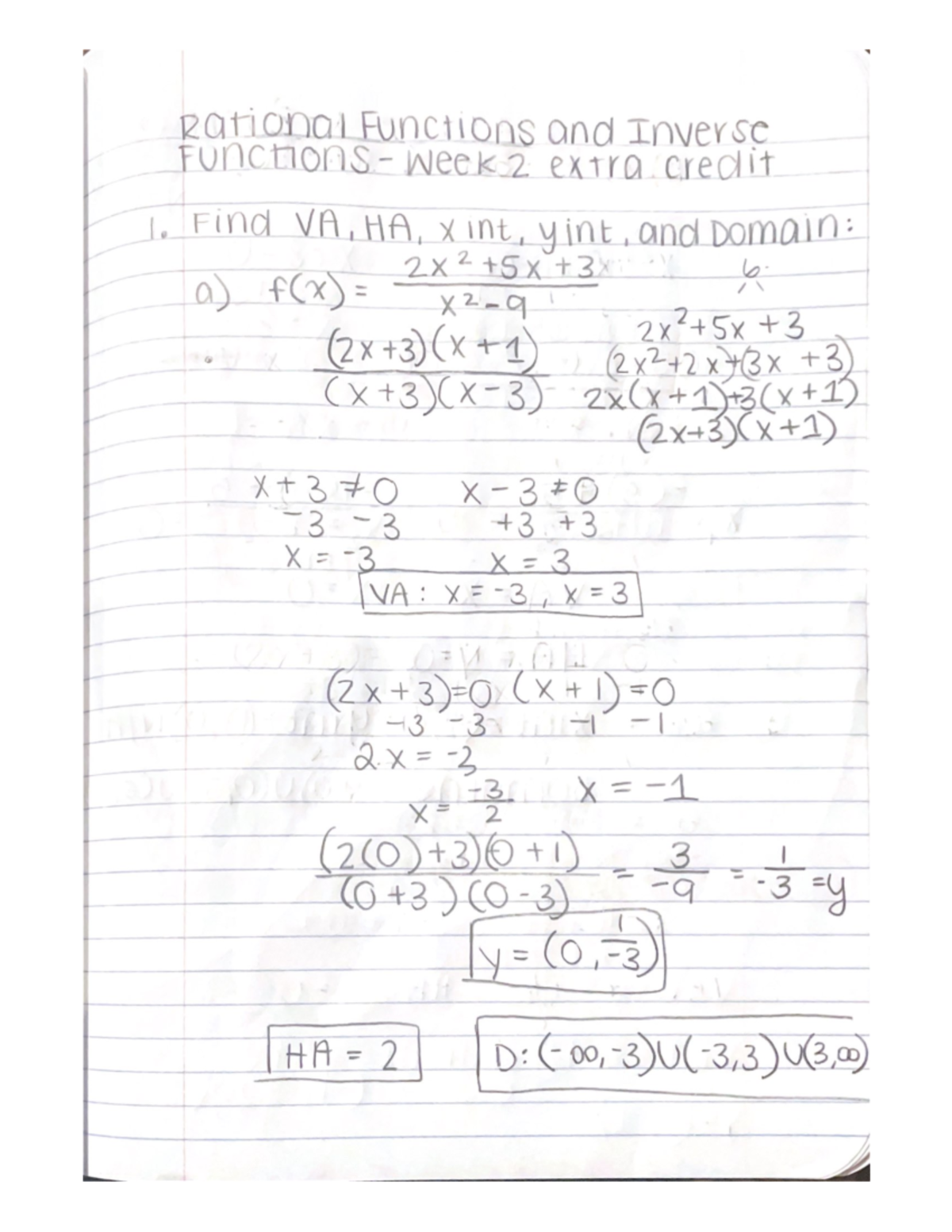 Week 2 extra credit - calc notes - MATH 116 - Studocu