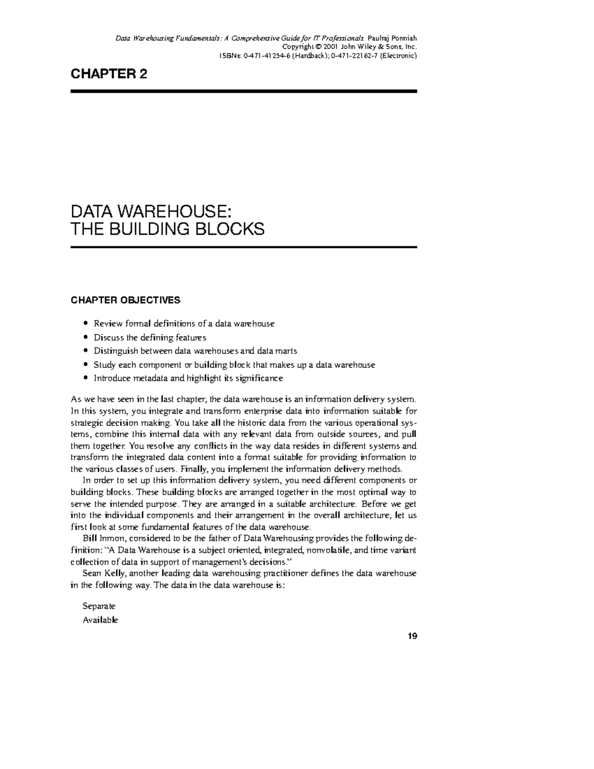 Data Warehousing Fundamentals A Comprehensive Guide for IT ...