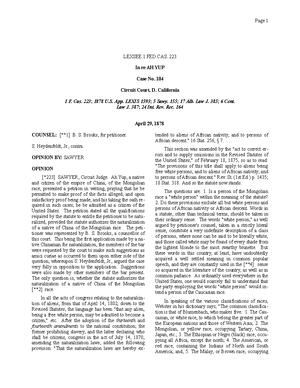 Ozawa v. United States - Court case - Page 1 LEXSEE 260 U. 178 TAKAO ...