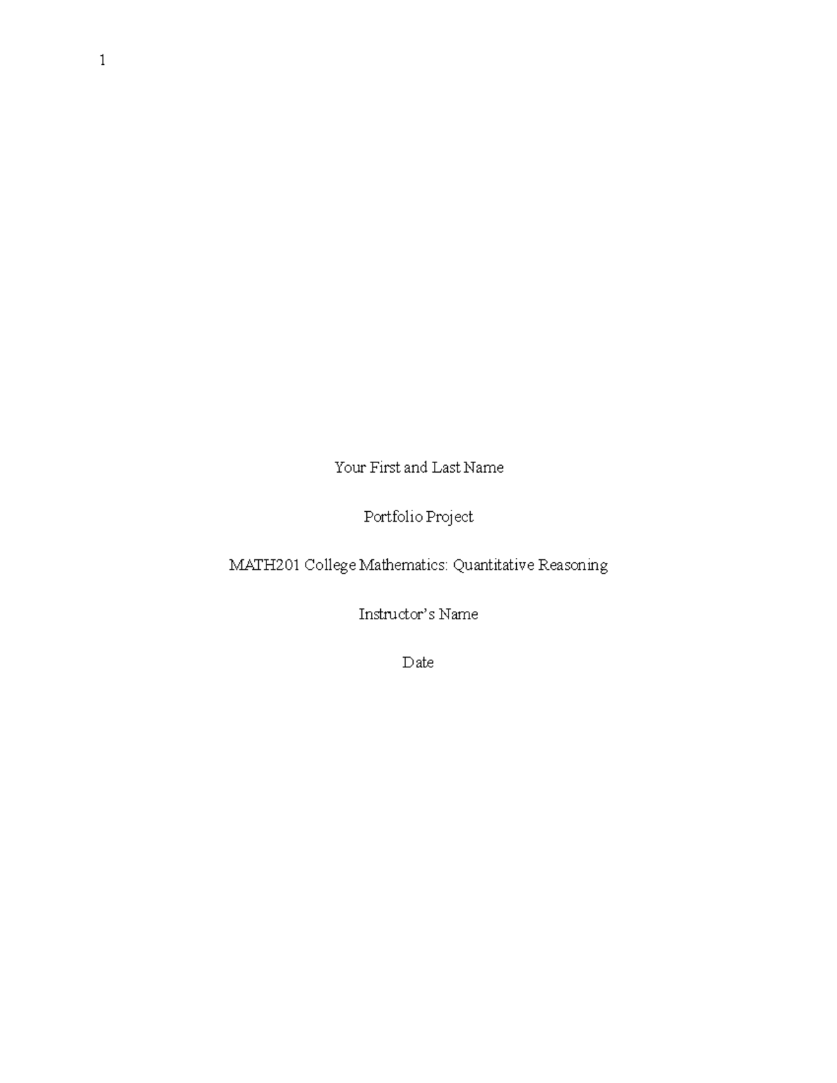 MATH201 - Portfolio Project Template - Your First and Last Name ...