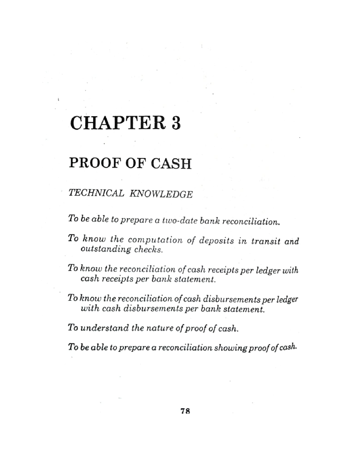 Proof OF CASH - notes - Accounting - Studocu