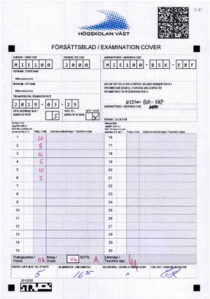 MIE300 - In class exam - MIE100 - Studocu