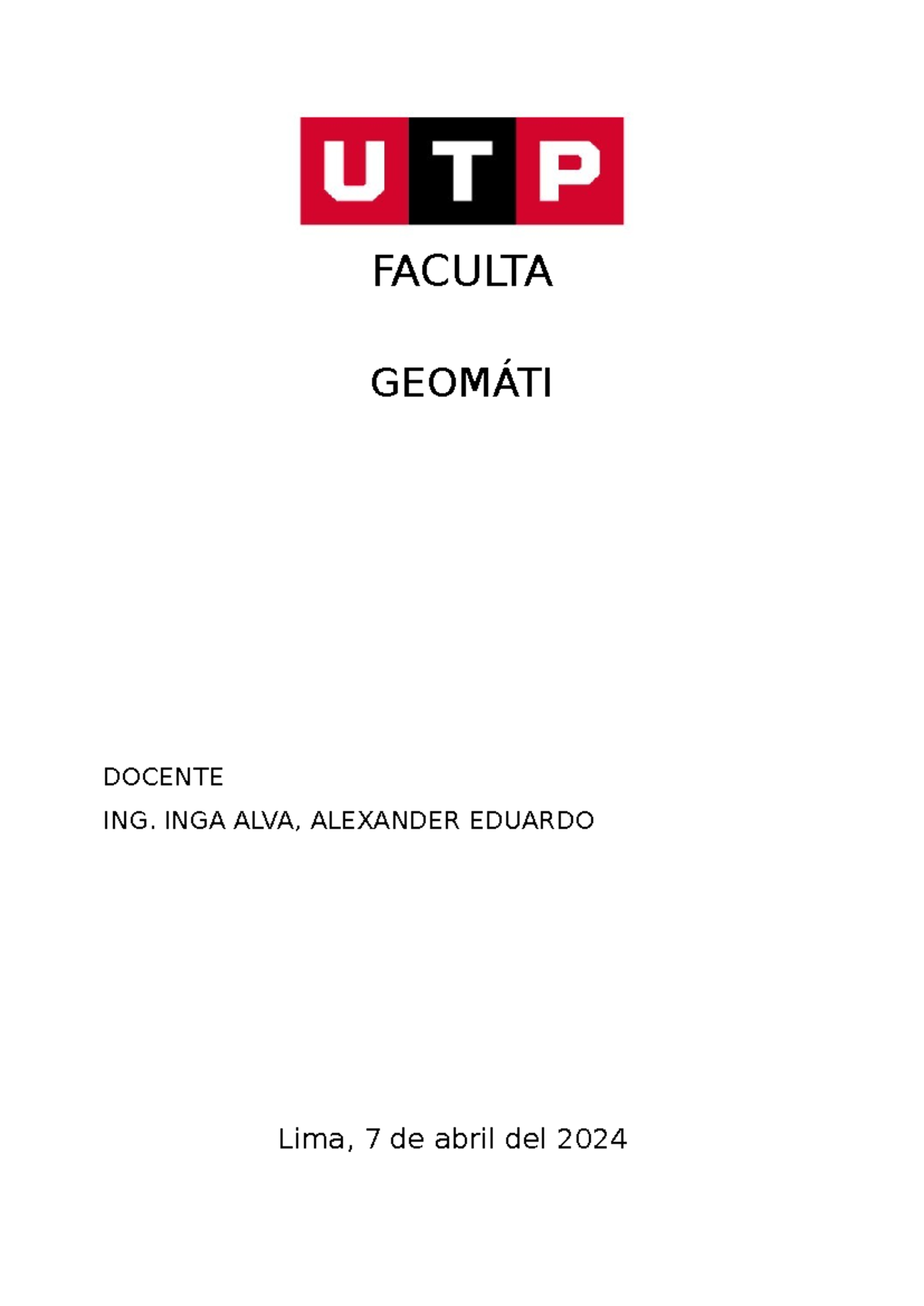 Gnss - apuntes - Geomatica - FACULTA D DE GEOMÁTI CA DOCENTE ING. INGA ...