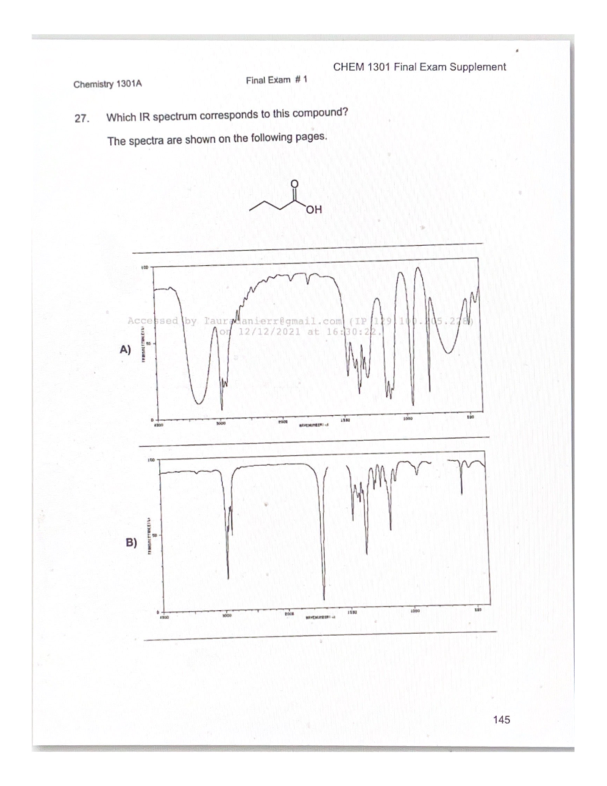 CHEM 1301 Final Exam Supplement 4 - CHEM1301 - Studocu