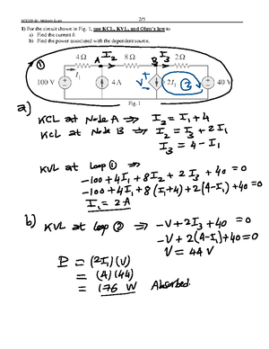 ECE 209 Midterm 2021 Group B - ECE 209 Lec. B2 Midterm Exam, Group B Professor: Dr. Amina ...
