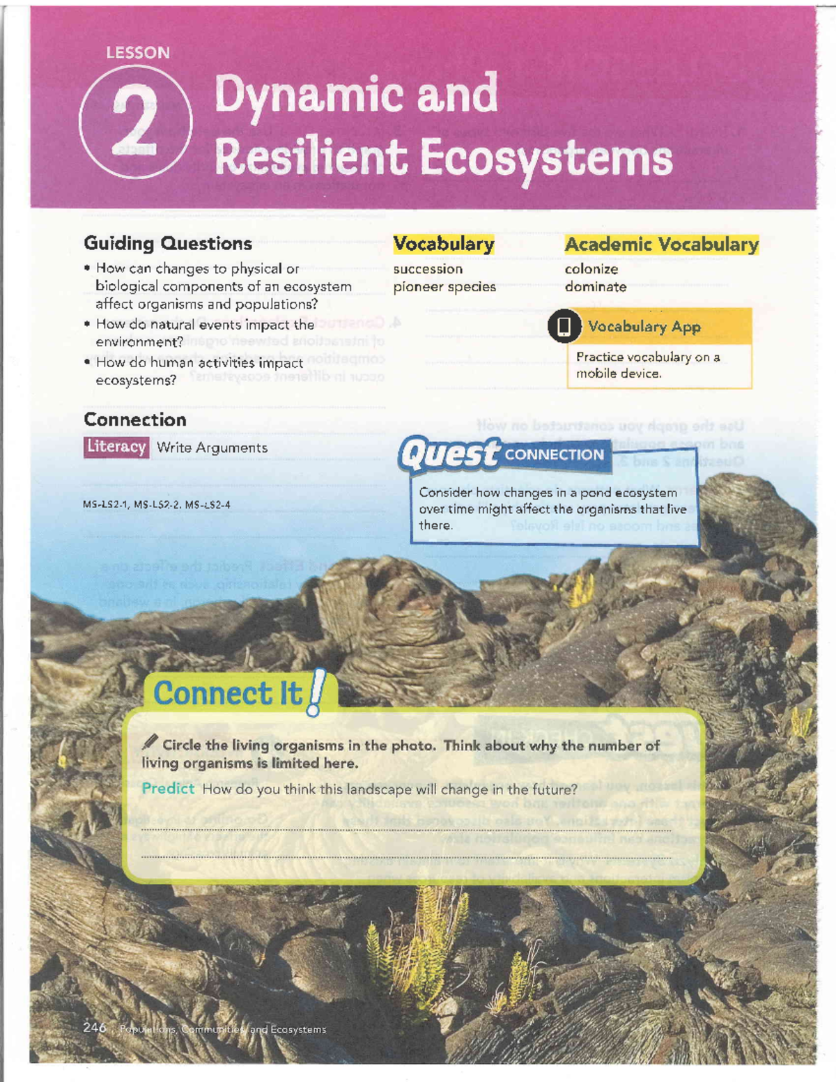 How Changes in Ecosystems Affect Organisms and Populations - Studocu
