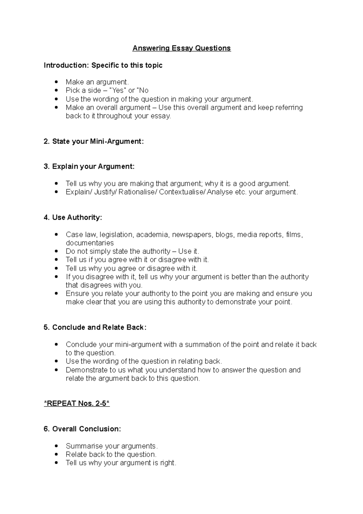 Answering Essay Questions In Mo J - Answering Essay Questions ...