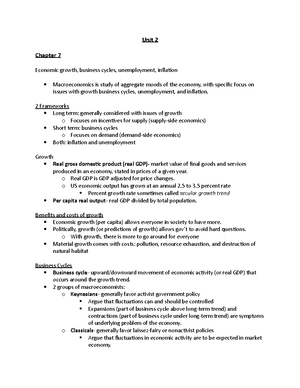 Macroe conomics unit 4 - Unit 4 Chapter 13 The Financial Sector and ...