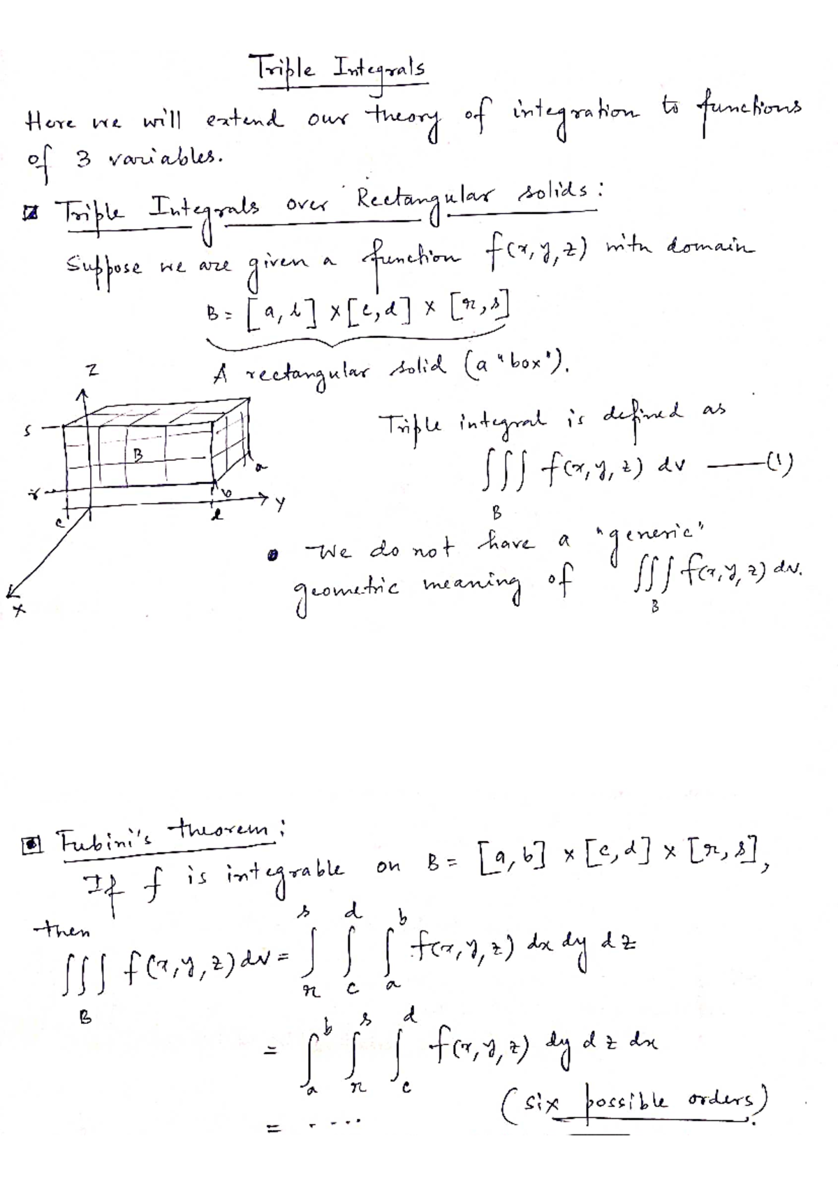 Triple Integrals - MA 242 - E E E - Studocu