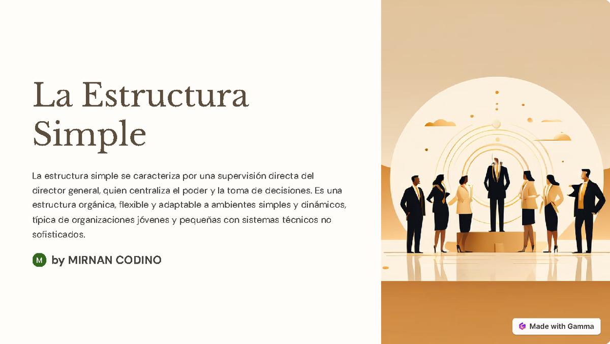 La-Estructura-Simple - La Estructura Simple La estructura simple se ...