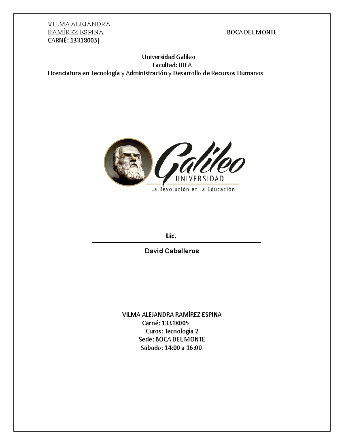 Trabajo escrito del proyecto final Alejandra Ramirez 13318005 - RAMÍREZ ...