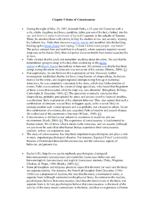 Book Notes - Class - B51882 - Chapter 14 - Chapter 14: Psychological ...