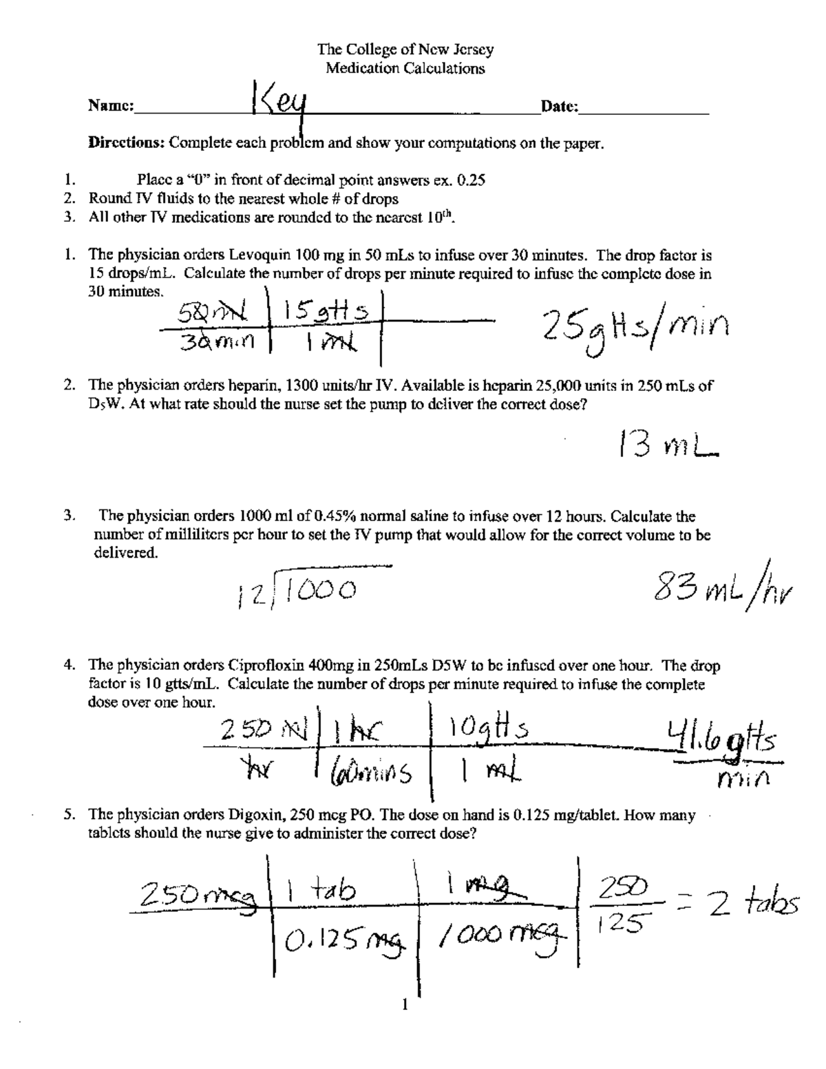Medication Worksheet - NURS 304 - Studocu