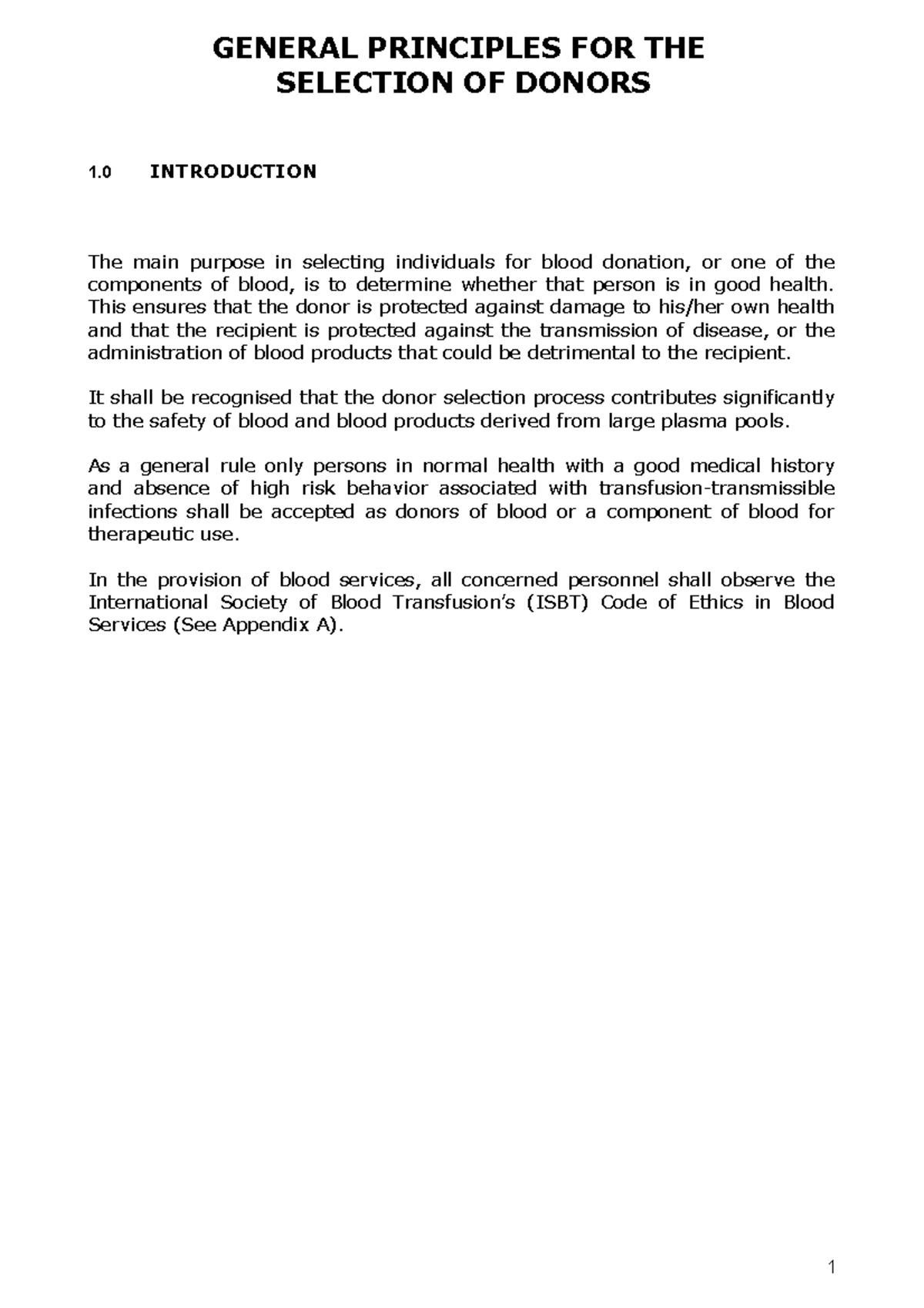 4. Gen Principles for Donor Selection pp1-12 6 - GENERAL PRINCIPLES FOR ...