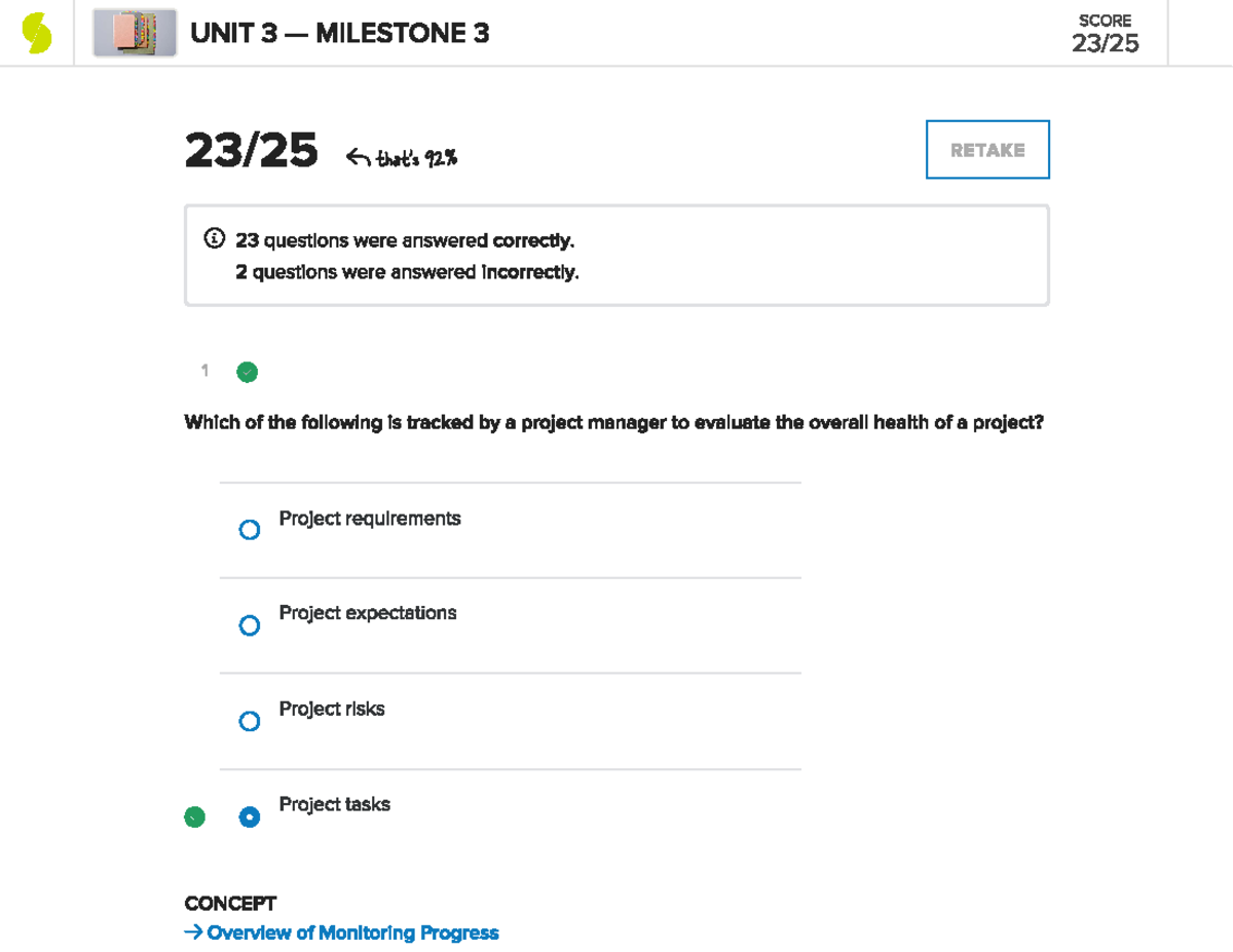 Project Management Milestone Three - QSO340 - Studocu