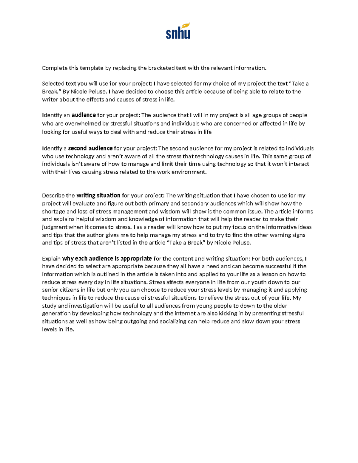 English 130 module two kristyhursey - Complete this template by ...