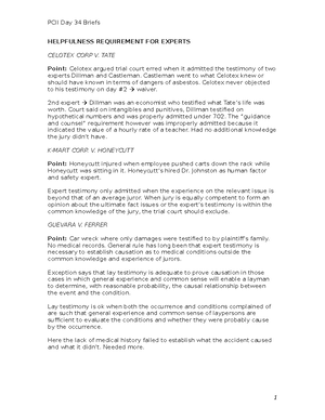 PCII Day 33 Briefs - outline - PCII Day 33 Briefs Helpfulness If the ...