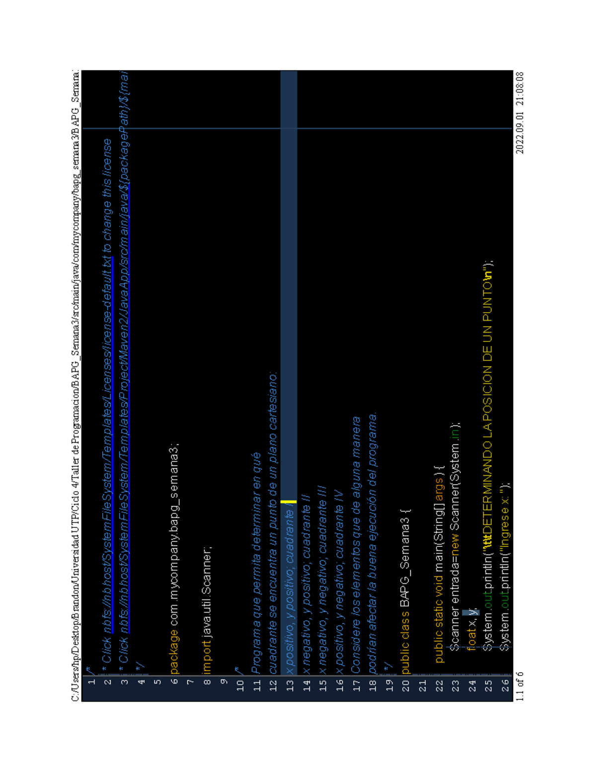 BAPG-Semana 03 - Ejercicios - 1 /* 2 * Click nbfs://nbhost ...