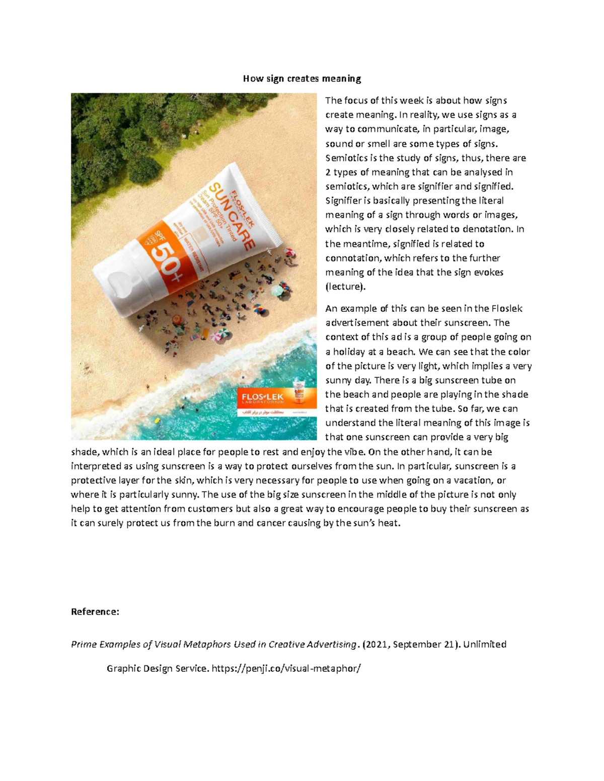 CYB103 A1 Week 5 - How sign creates meaning The focus of this week is ...