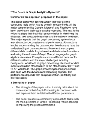 Assignment 1 DBMS - Database Management System Assignment - 1 GENERAL DESCRIPTION Entries for ...