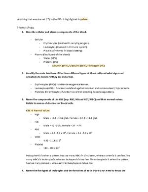 Pathophysiology Module 4 Study Guide - The Integumentary System Name ...