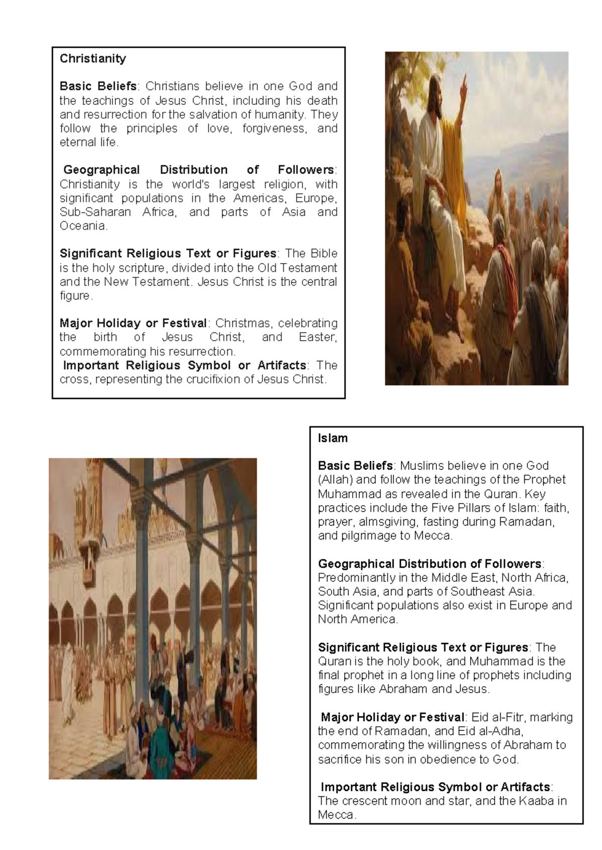 Religion ni rica - RELIGIOUS TOPIC - Christianity Basic Beliefs ...