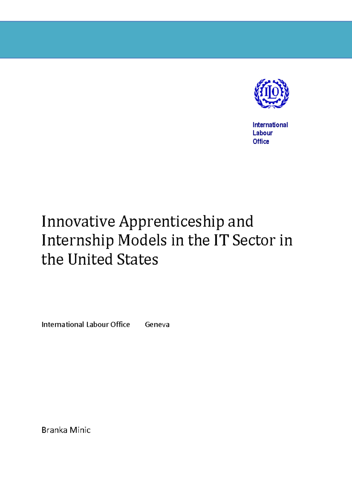 Wcms 310262 - good - Innovative Apprenticeship and Internship Models in ...