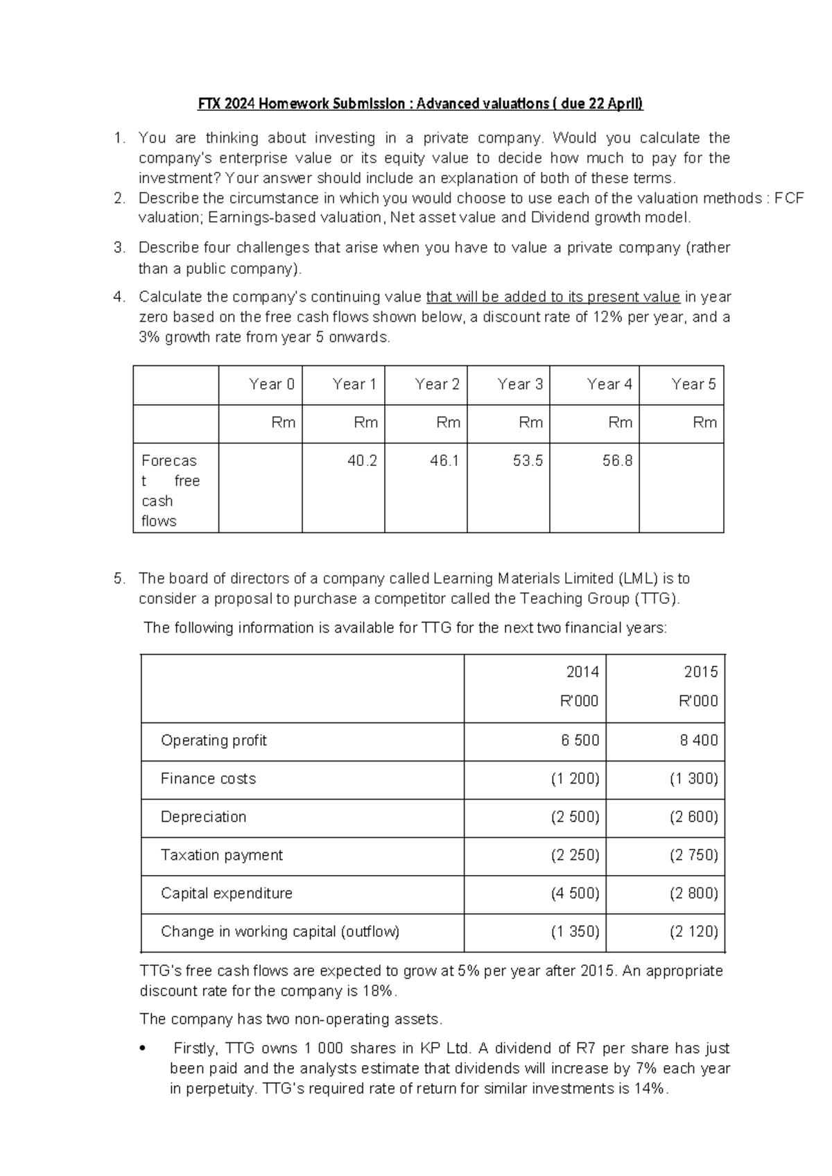 FTX 2024 Homework Submission+memo PB - FTX 2024 Homework Submission ...