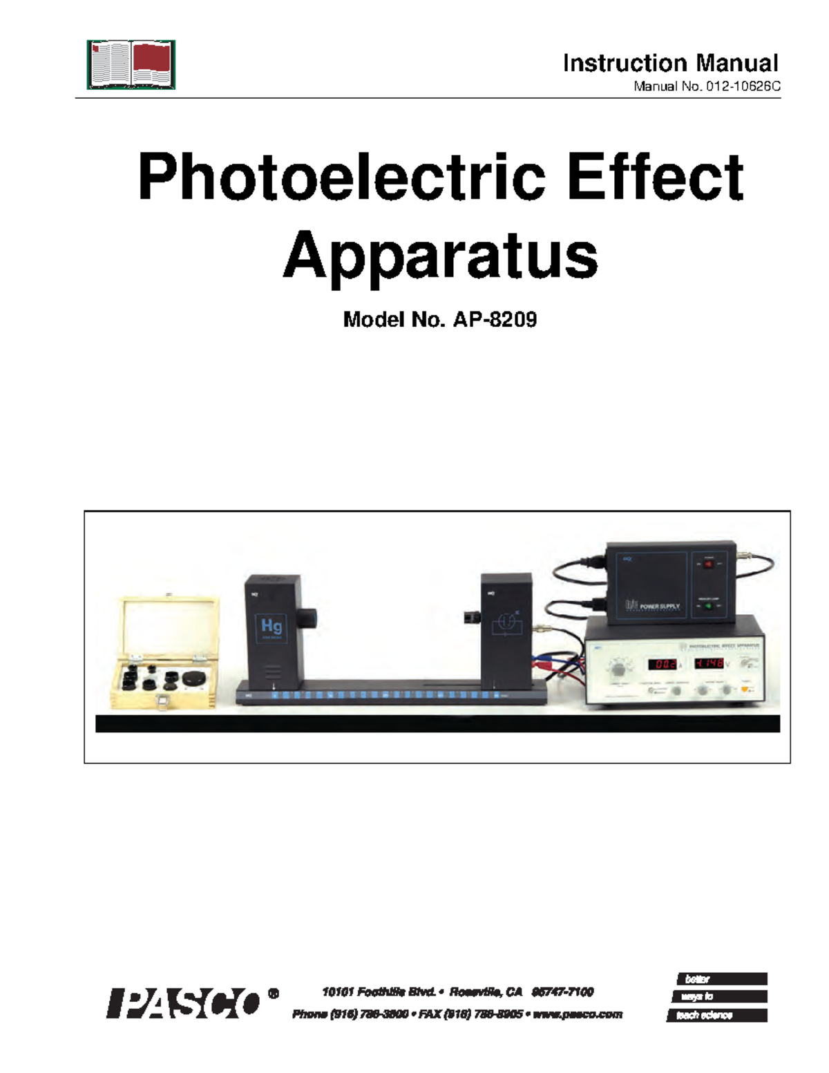 Photoelectric Effect Experiment Apparatus