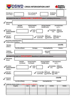 ACR-LAC-1 - brigada report - Republic of the Philippines Department of ...