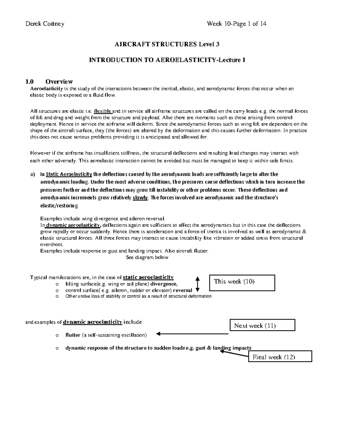 AER3004 - 2016-17-Week 10 Notes - AIRCRAFT STRUCTURES Level 3 ...