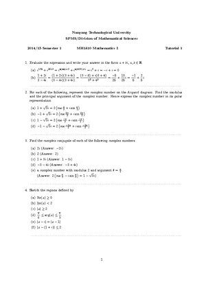 Nanyang Technological University - Production - Assignment - Revision of Fundamentals - [PRINT ...