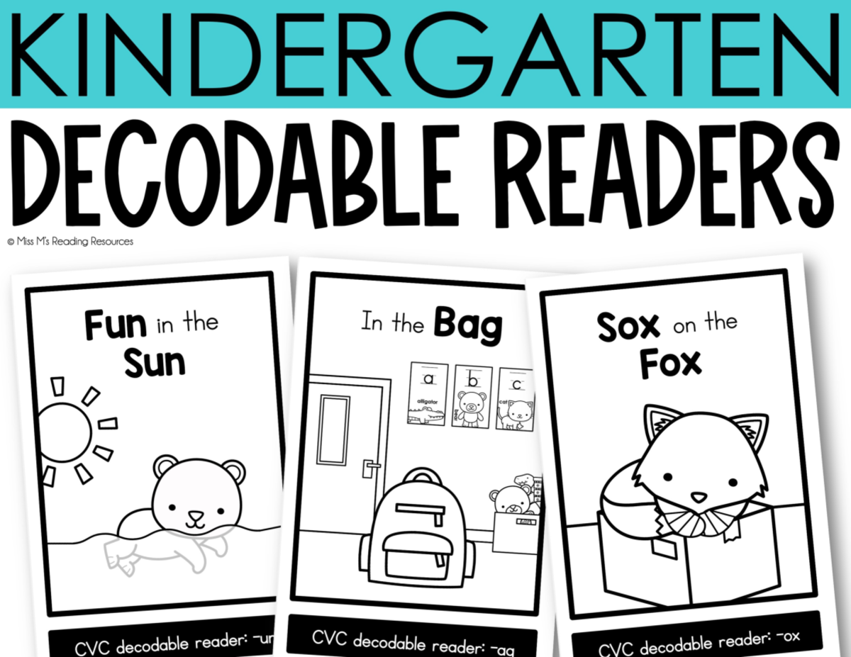 CVCWords Decodable Readers Freebiefrom Miss Ms Reading Resources-1 ...