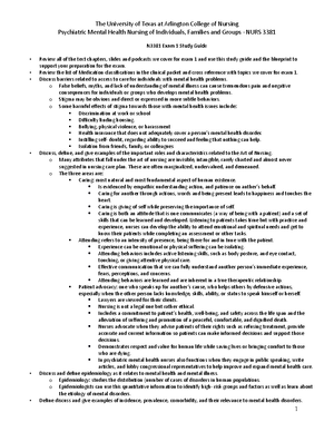 Mental Health SBAR Plan of Care - SBAR NURSING CARE PLAN Student Name ...