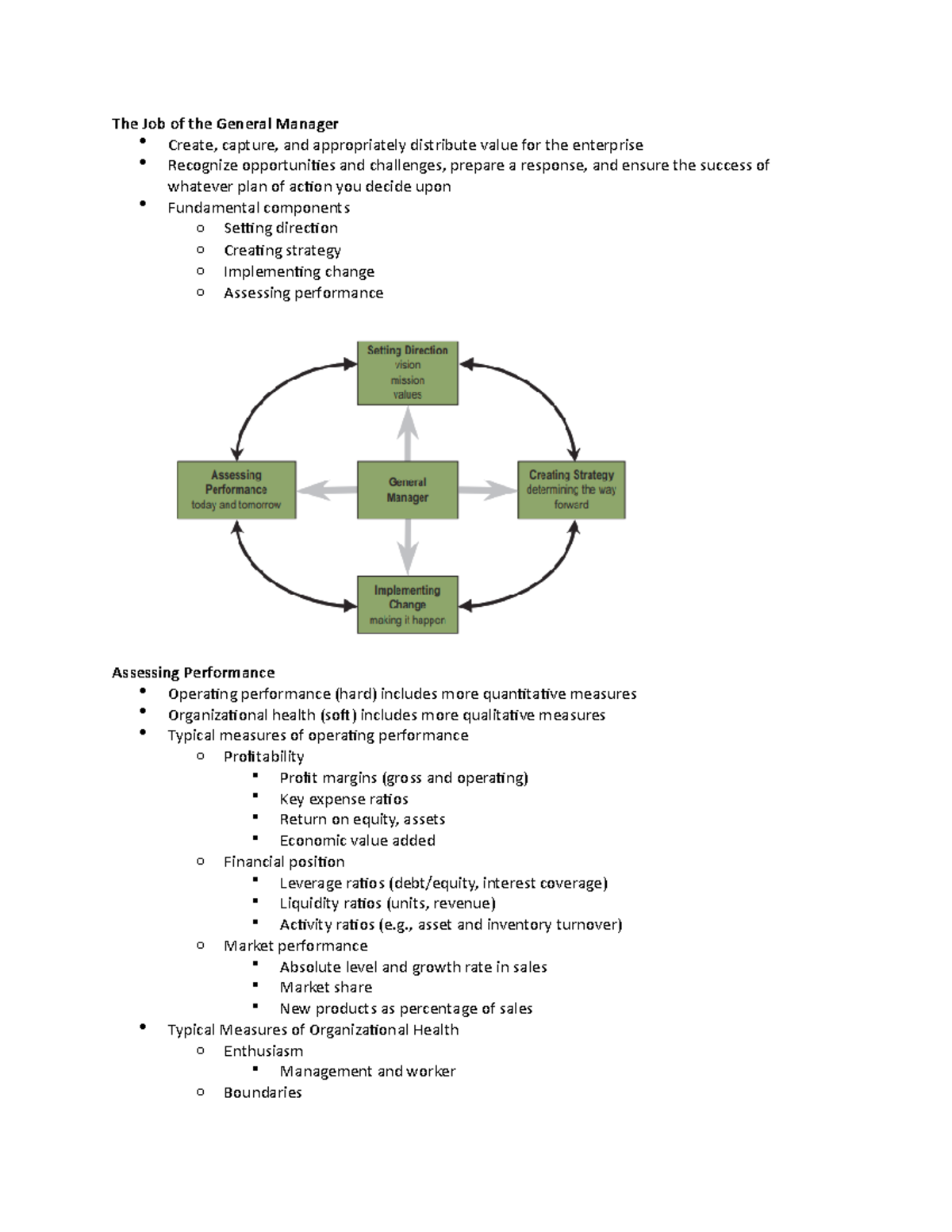 Chapter 1 - The Job of the General Manager Create, capture, and ...