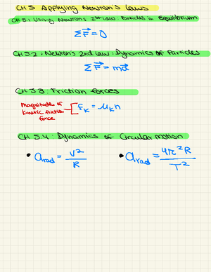 PHY Textbook NOtes CH 4 - CHAPTER 4 IS THE NEWTON'S LAW OF MOTION - CH ...