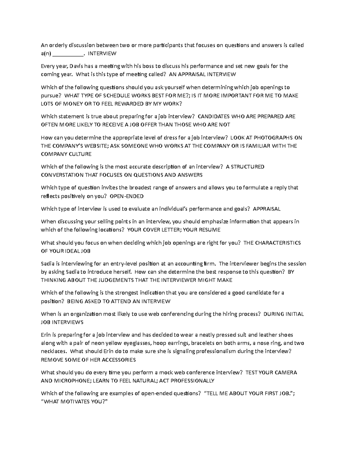 COMM 3332 Smart Book 9 - An orderly discussion between two or more ...