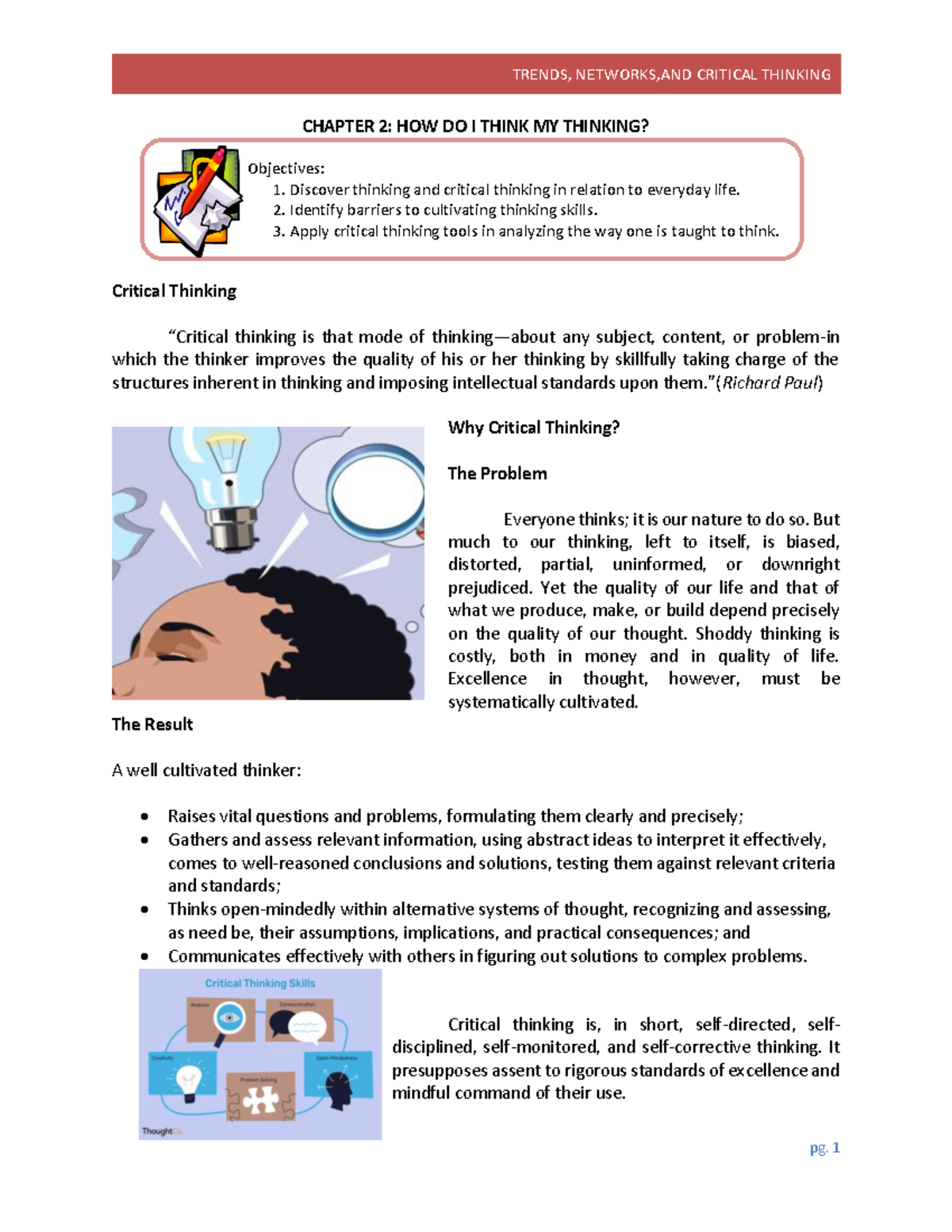 Chapter 2 - PLS LIKE TY BPTNC - CHAPTER 2: HOW DO I THINK MY THINKING ...