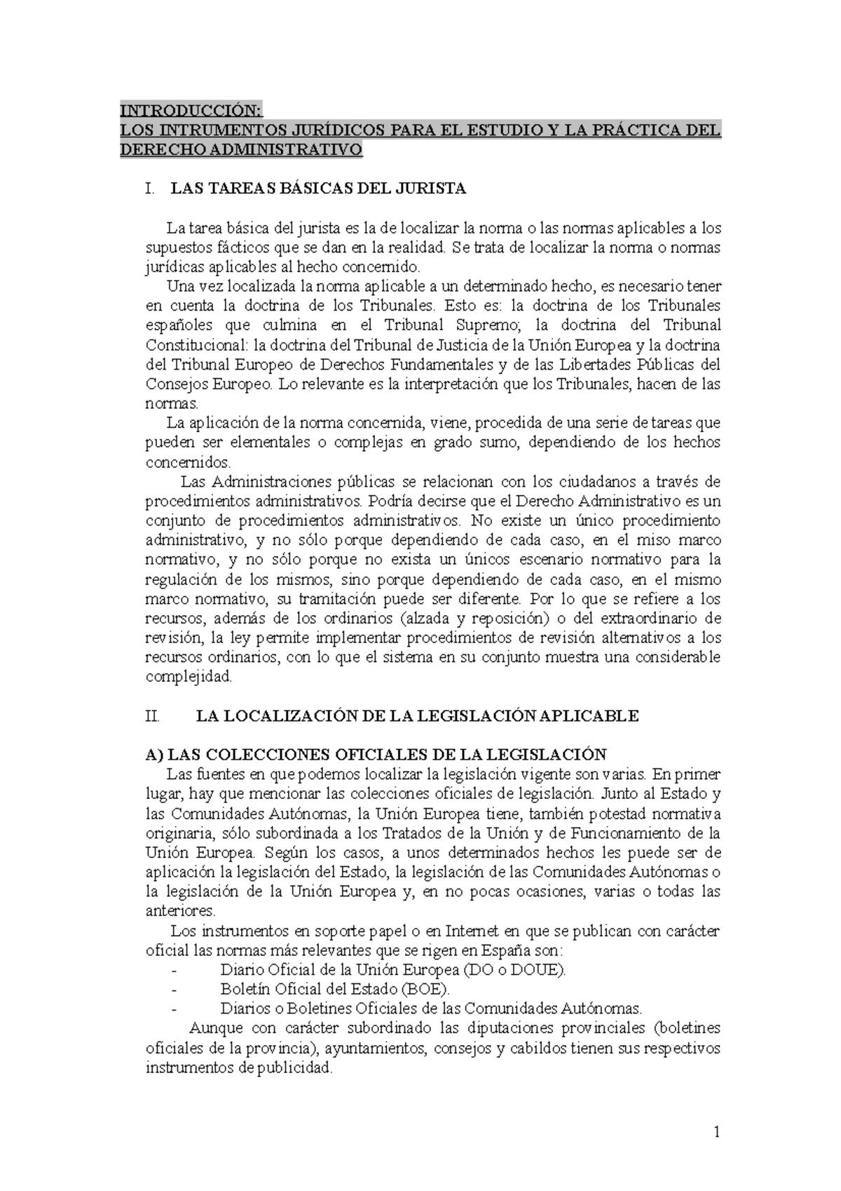 Proyecto Definitivo - resumen - Fundamentos De Derecho Administrativo. Del Derecho Del Poder Al ...