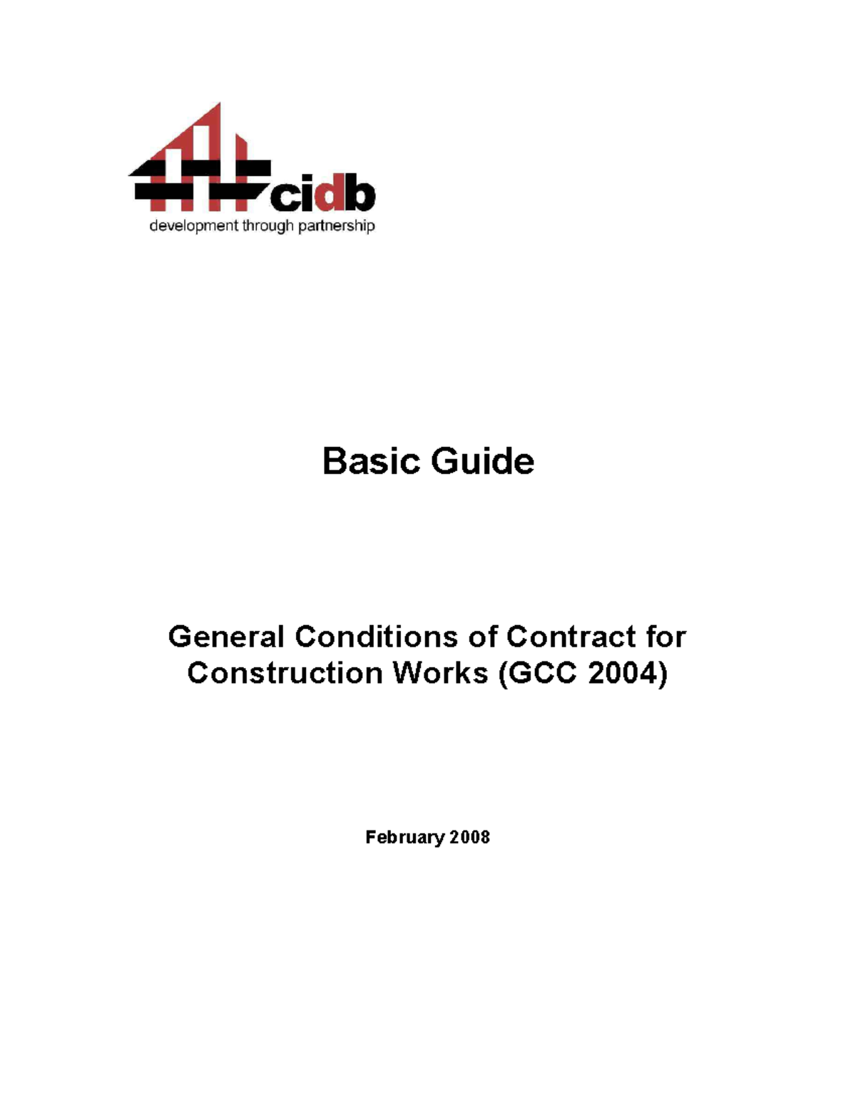A Basic Guide to GCC - 2004 - Basic Guide General Conditions of ...