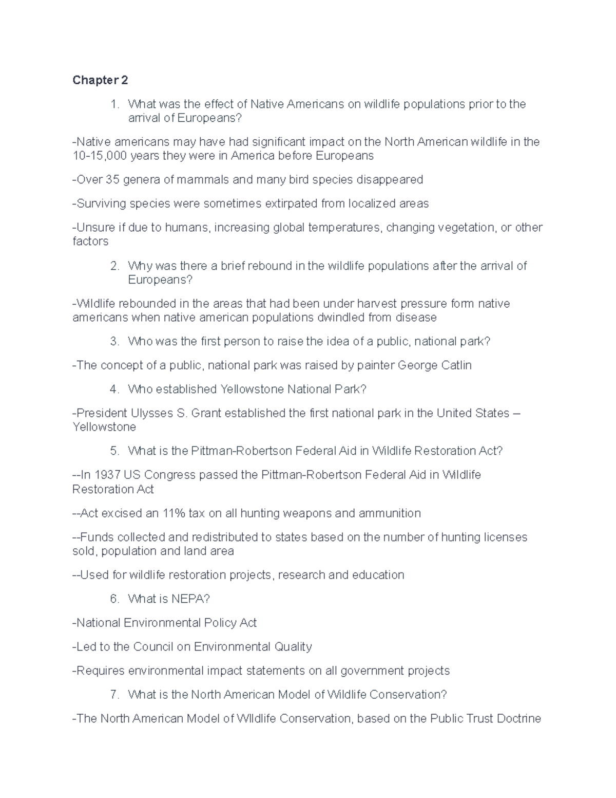 Encw201 ch 2 questions - Chapter 2 1. What was the effect of Native ...
