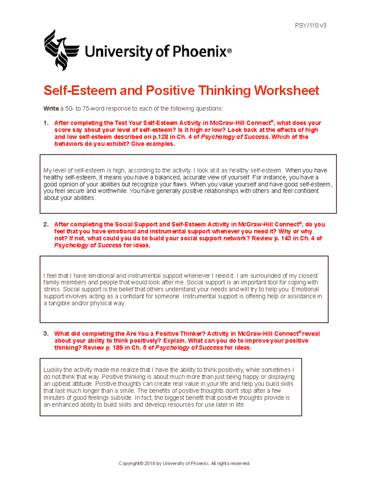 Pizarro Arturo PSY110 v3 wk4 self esteem and positive thinking ...